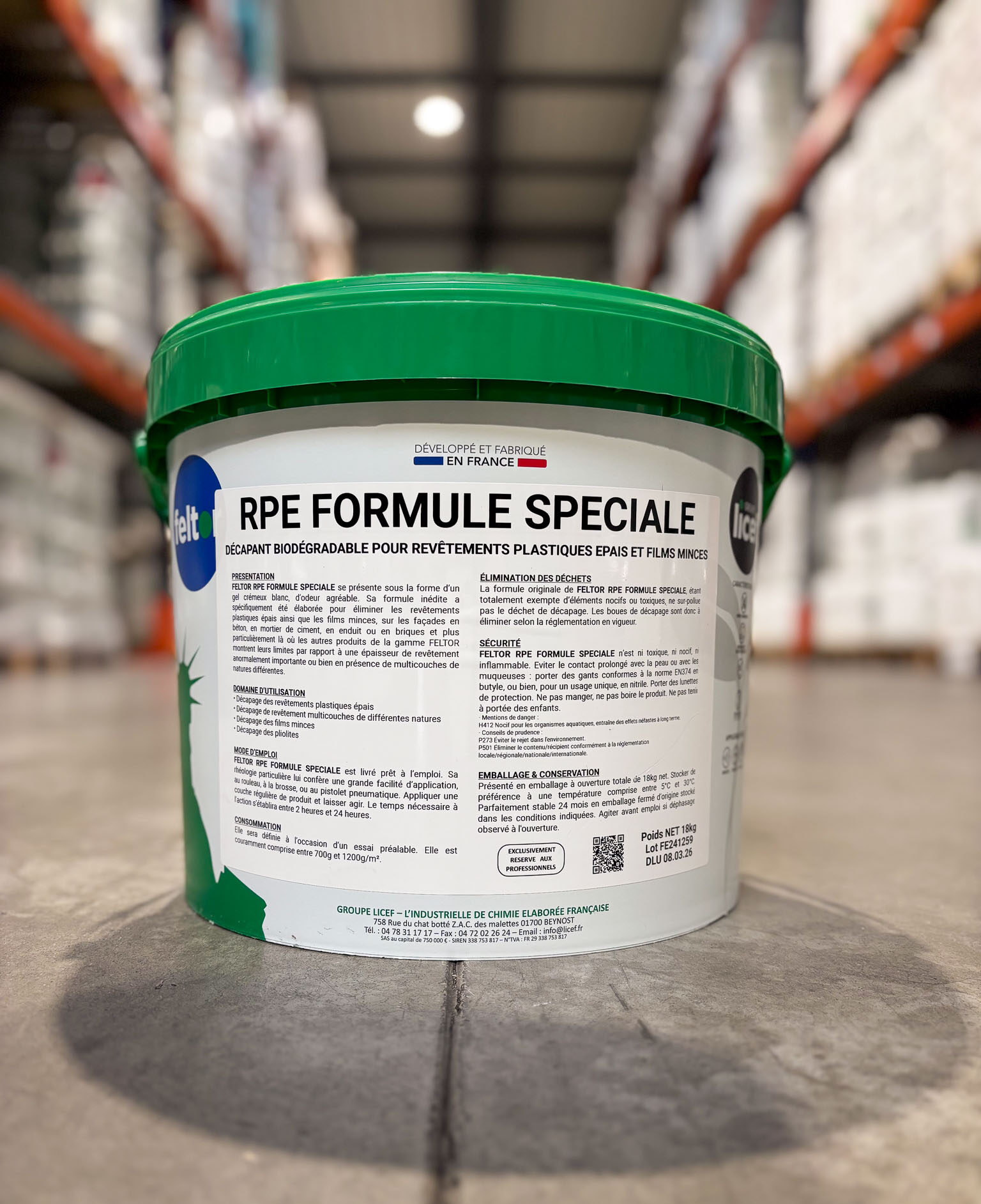 RPE - GAMME FELTOR - LICEF