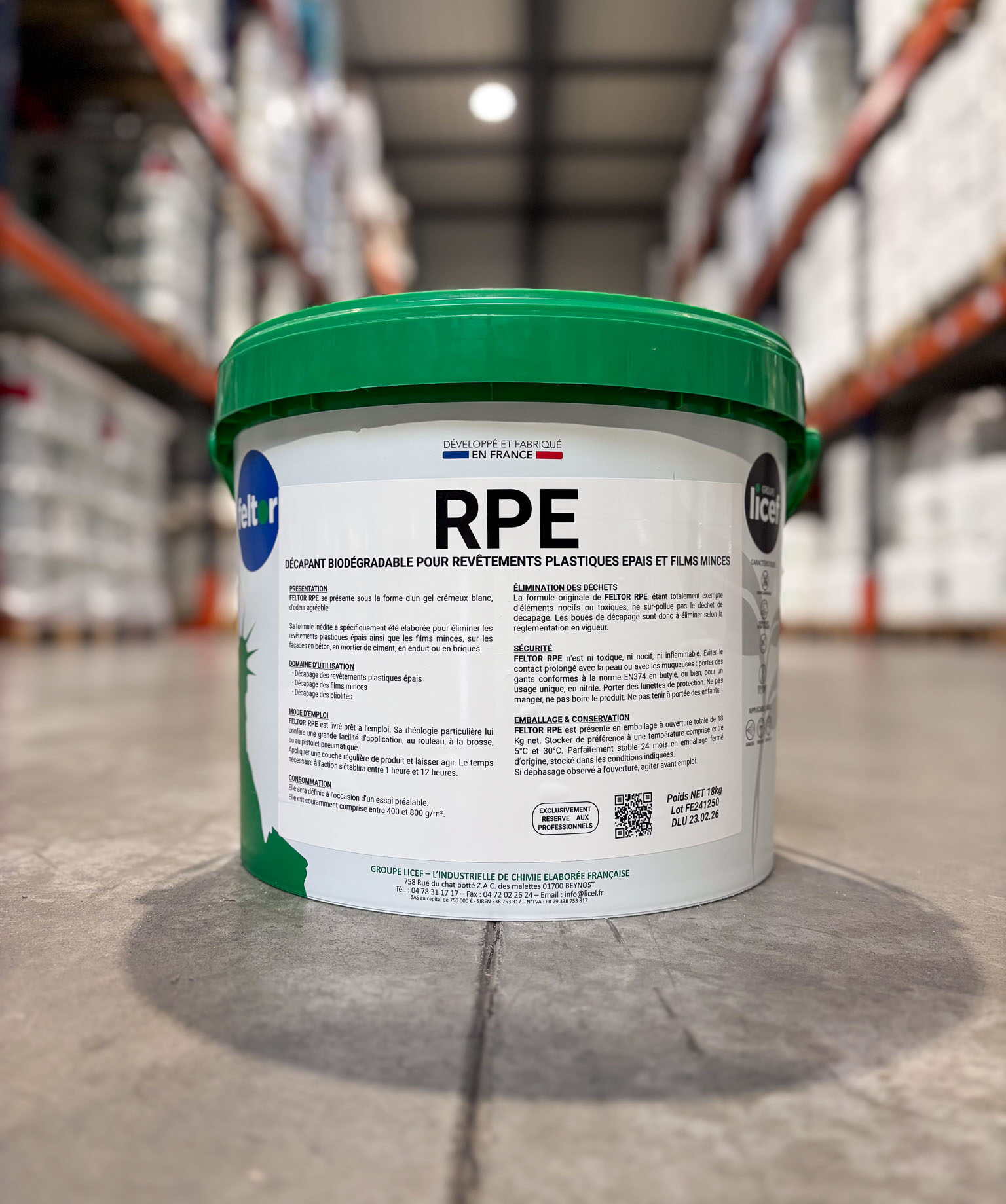 RPE - GAMME FELTOR - LICEF